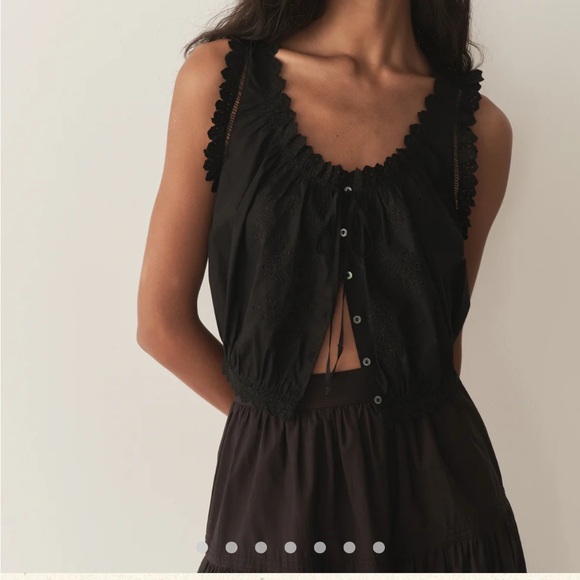 Doen | Tops | Doen Black Traveler Top | Poshmark